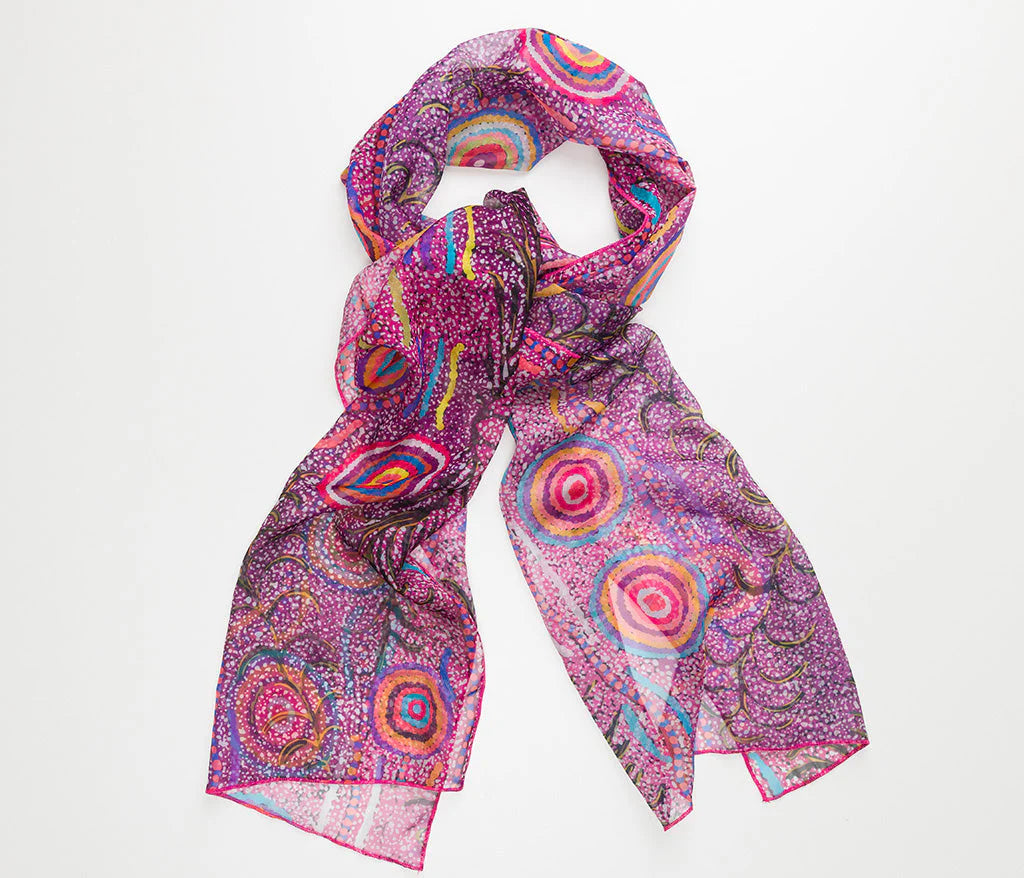 Jeanie Ross Sheer Scarf | Aboriginal Giftware
