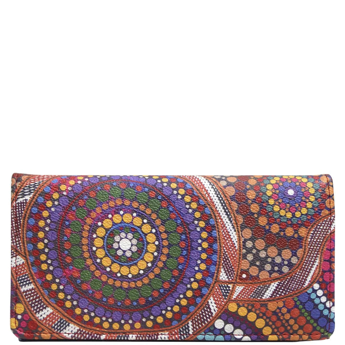 Wider Window Wallet - Community Unity by Mim Cole | Aboriginal Art Giftware
