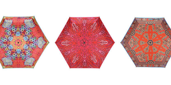 Umbrellas with Aboriginal Art | Raintree Art