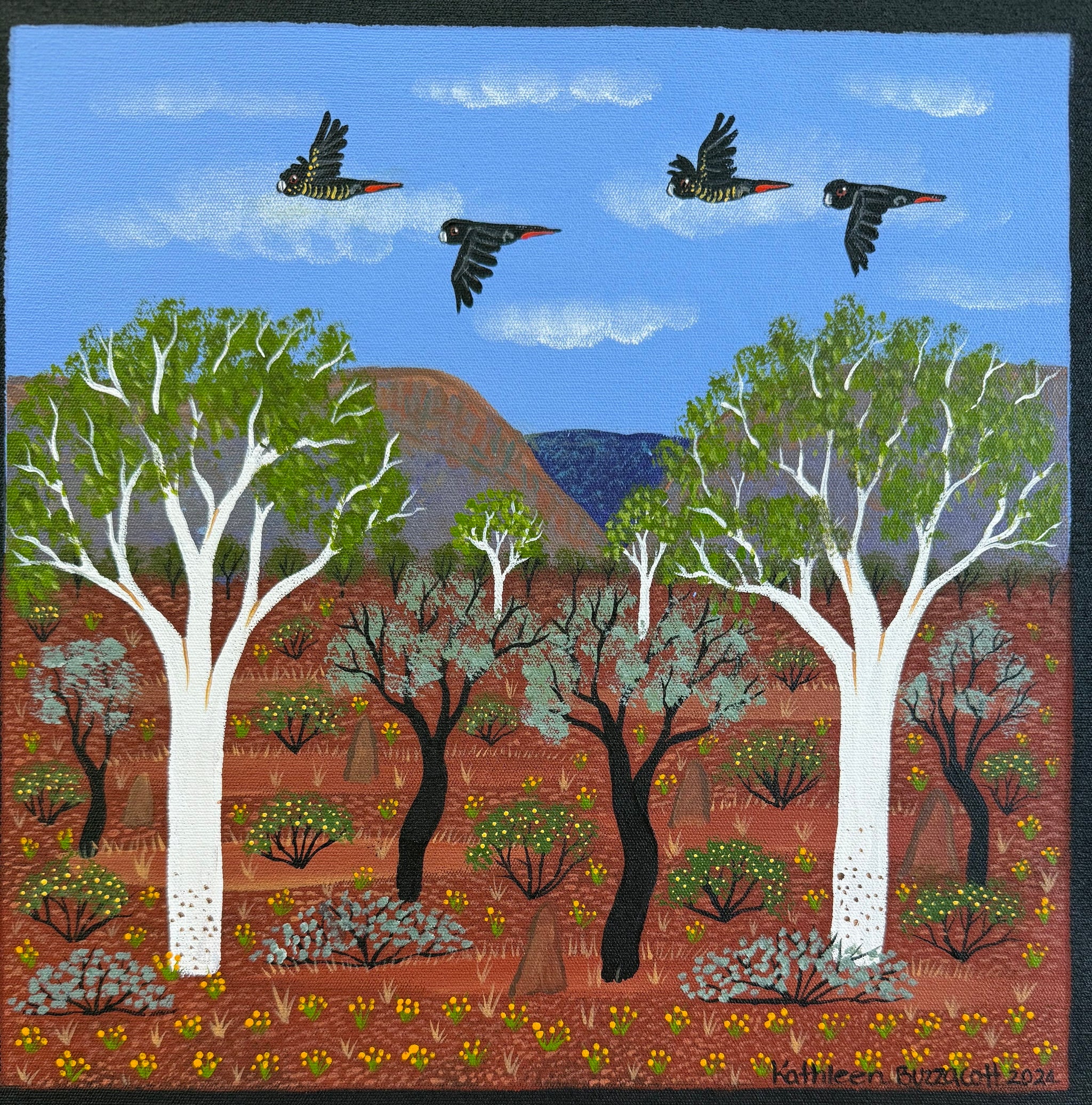 Kathleen Buzzacott West MacDonnell Ranges, Central Australia Brown ...