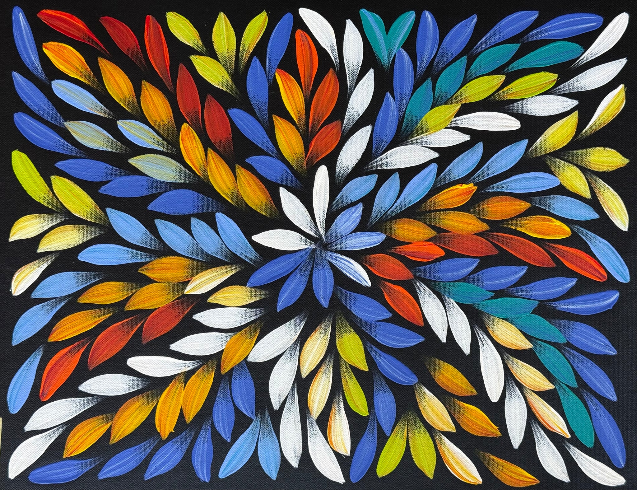 Jacinta Numina Waugh Bush Medicine Leaves Multicolour Artwork | Small ...