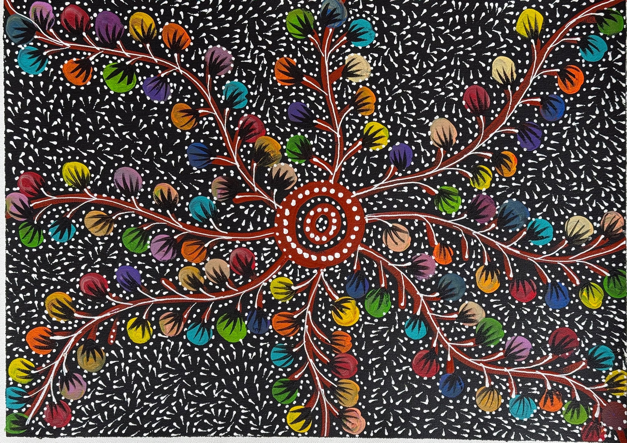 Selina Numina Kamprina Bush Tomatoes Multicolour Artwork | Small ...