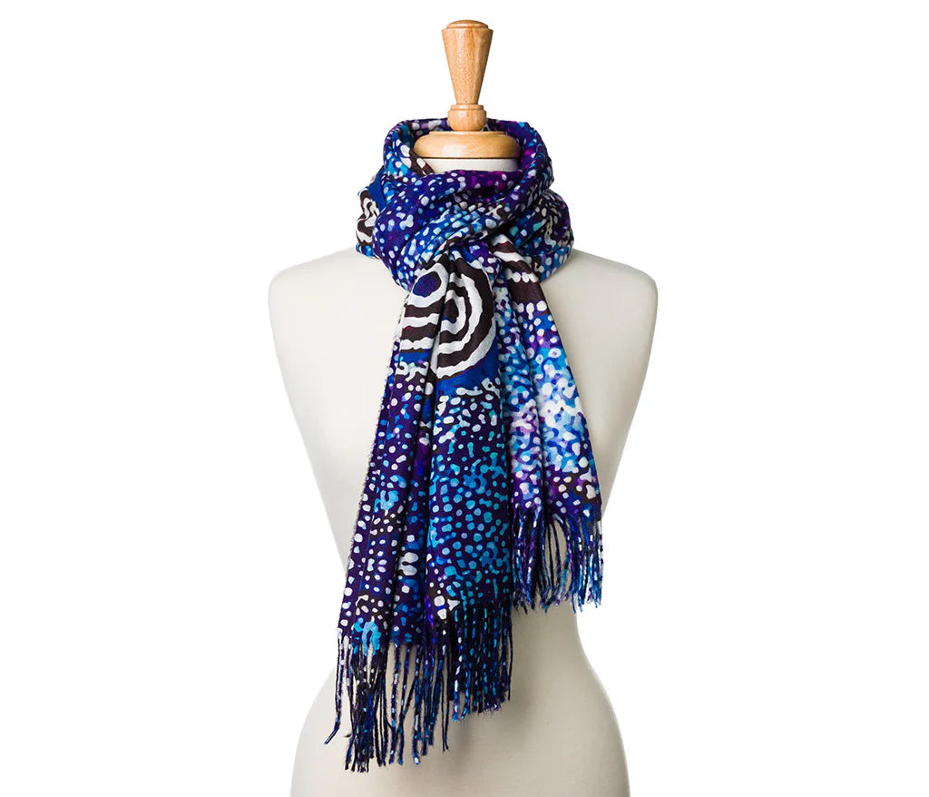 Alma Granites Scarf | Blue | Aboriginal Gifts