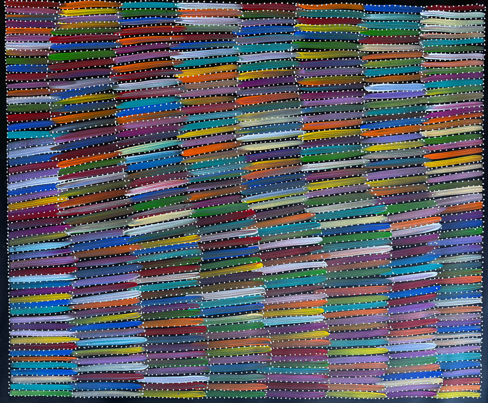 Selina Numina Kamprina Bush Yams Artwork | Medium Painting | Aboriginal Art