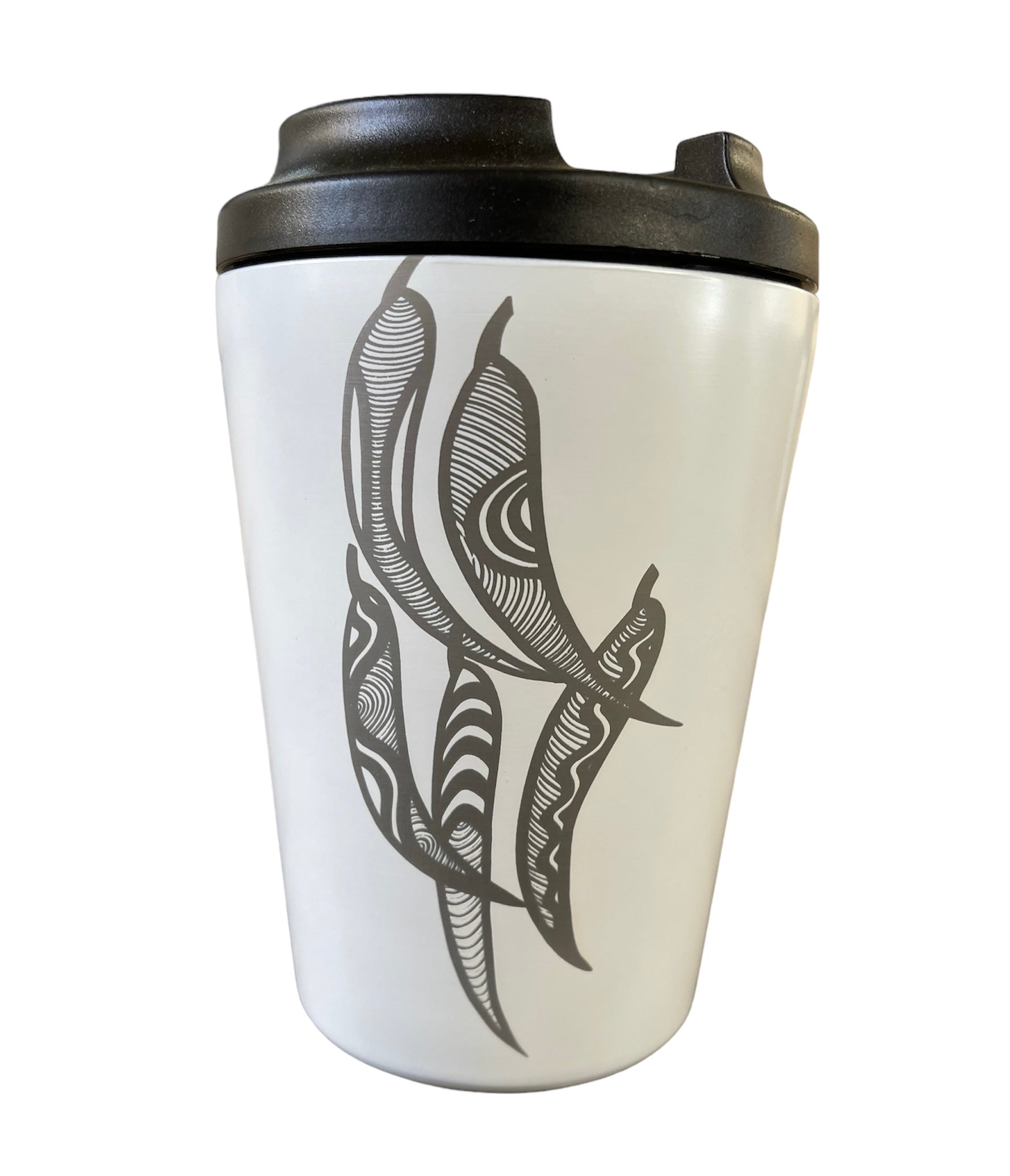 Insulated Travel Mug - Gum Leaves - Mick Harding