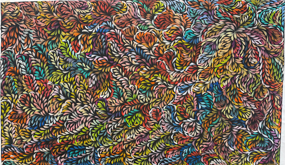 Caroline Numina Bush Medicine Leaves Multicoloured Artwork | Extra ...