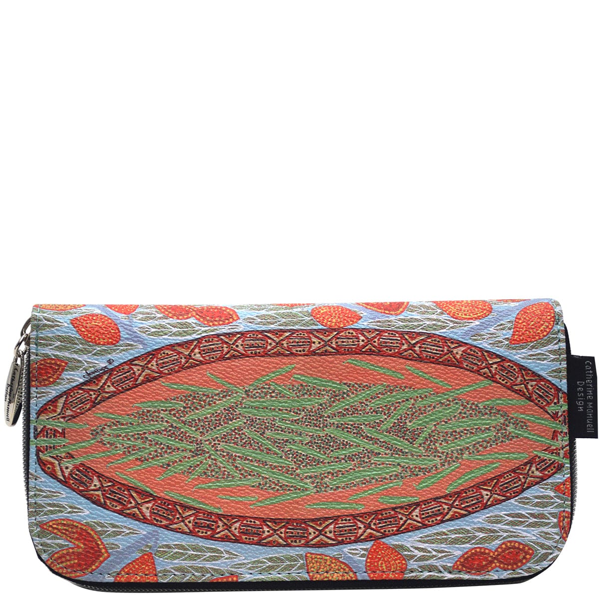 Curved Zip Section Wallet - Gumbi Gumbi by Cheryl Thompson | Aboriginal ...