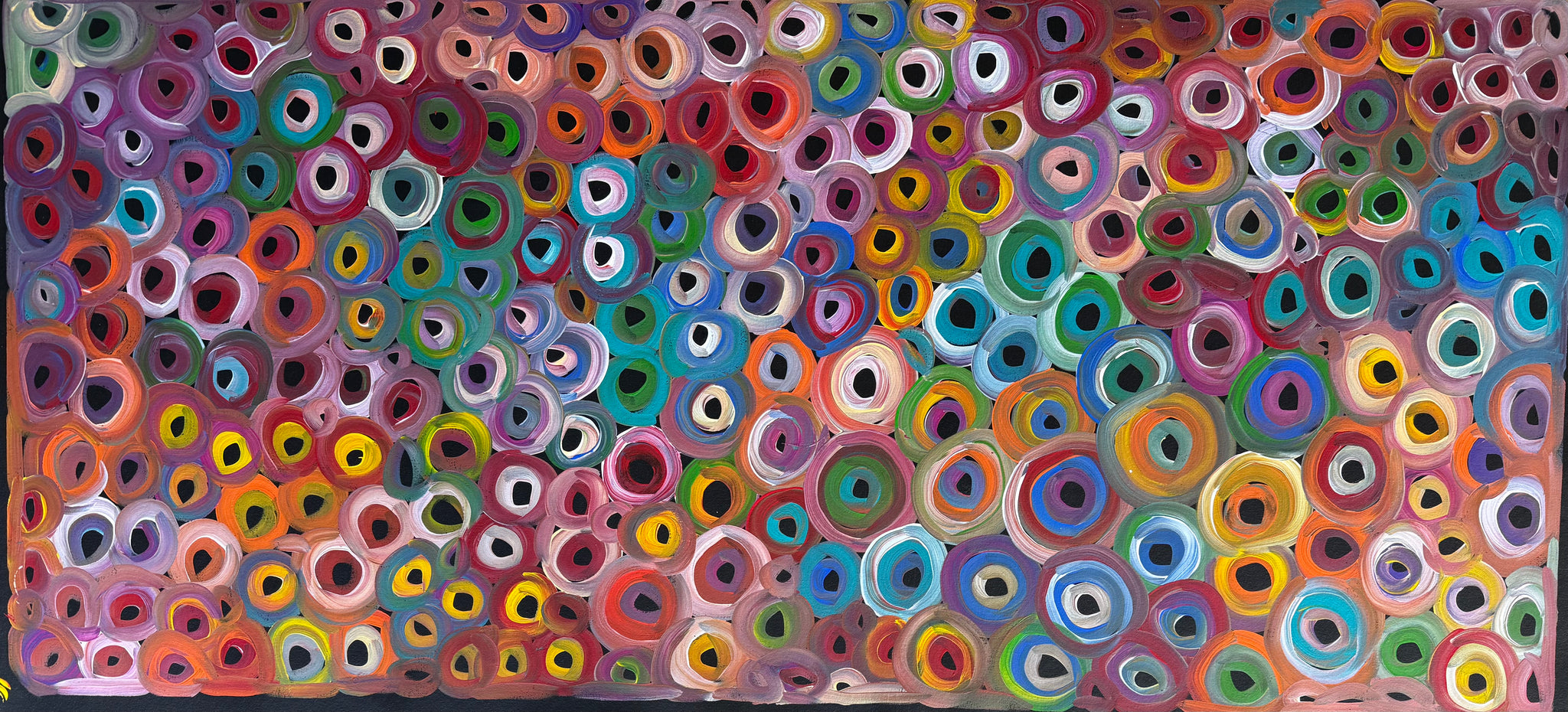 Louise Numina Napananka Water Soakage Multicolour Artwork | Large ...