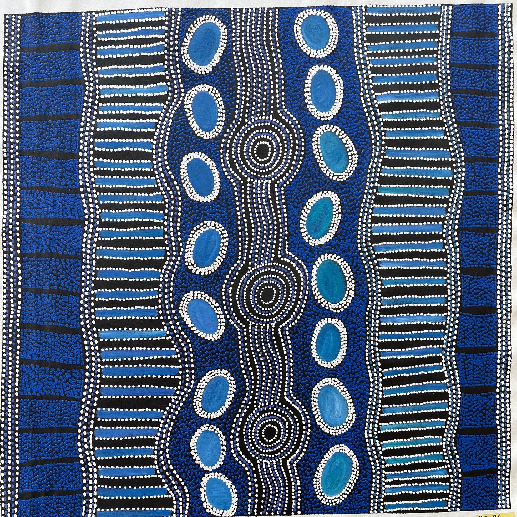 Lanita Numina My Country Soakage Waterholes Blue Artwork | Medium ...