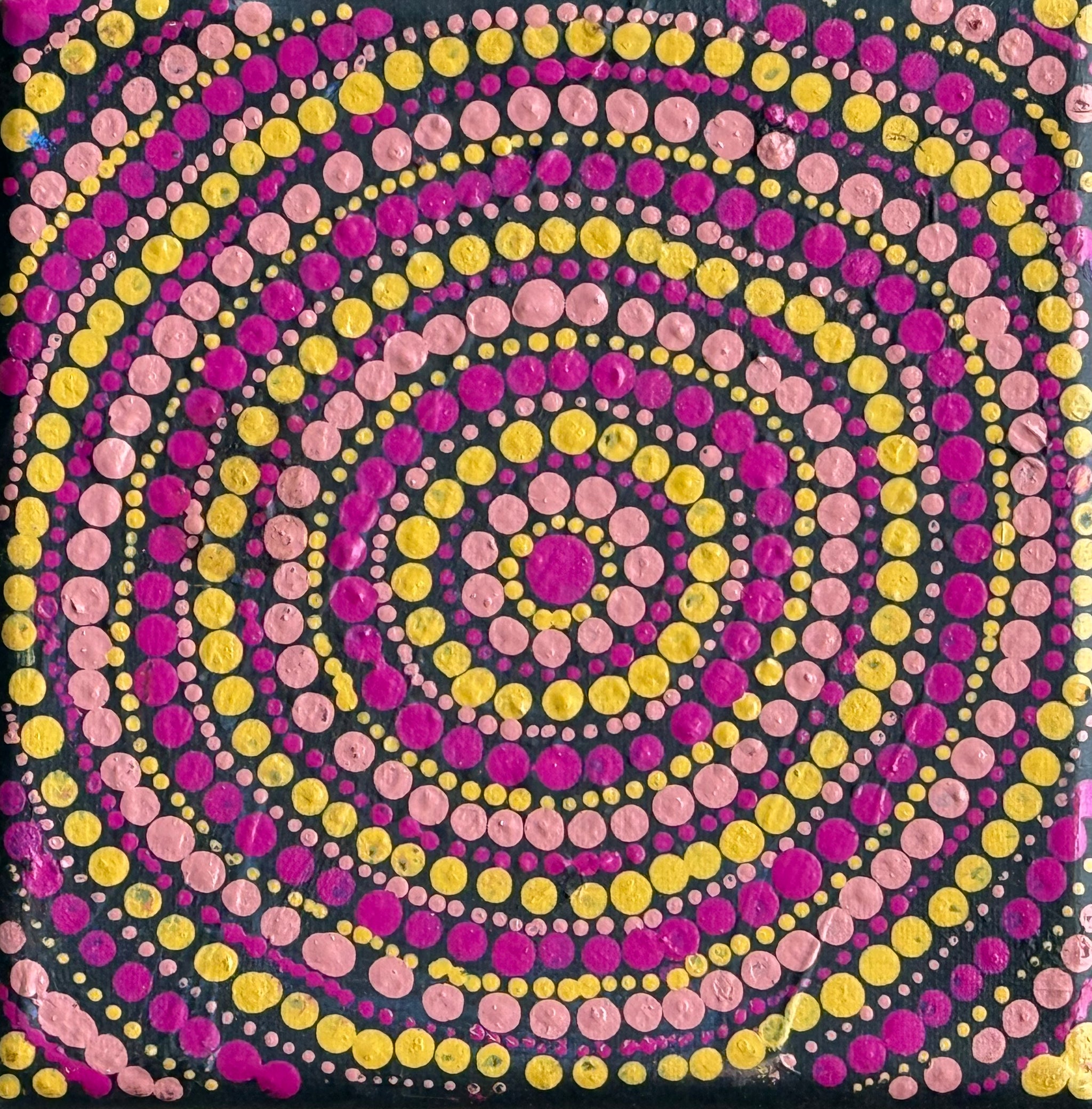 Tanya Nungarrayi Collins Brown and Purple Artwork | Small Painting ...