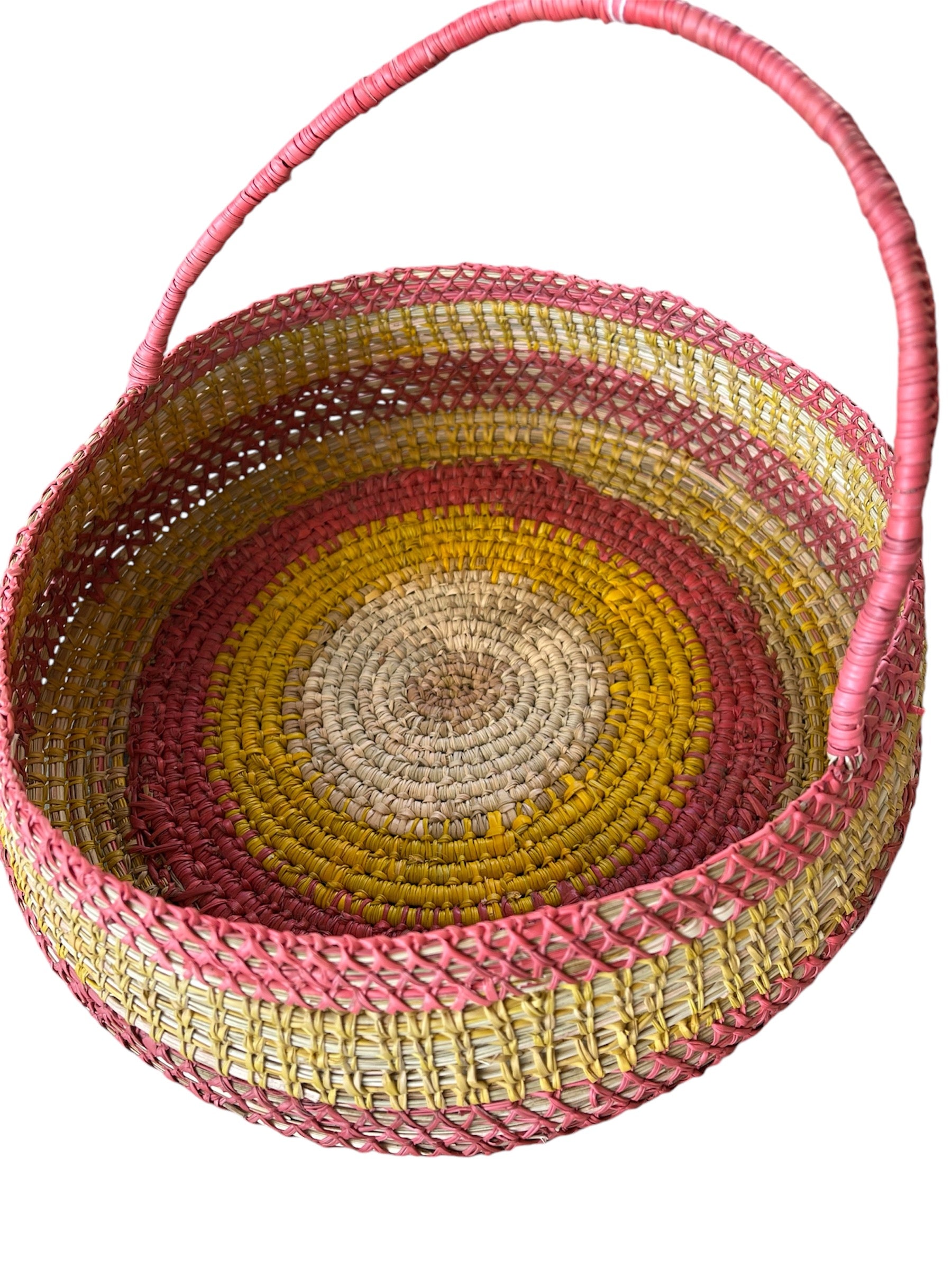 Virginia Wilfred Small Pandanus Basket | Handmade Aboriginal Weaving