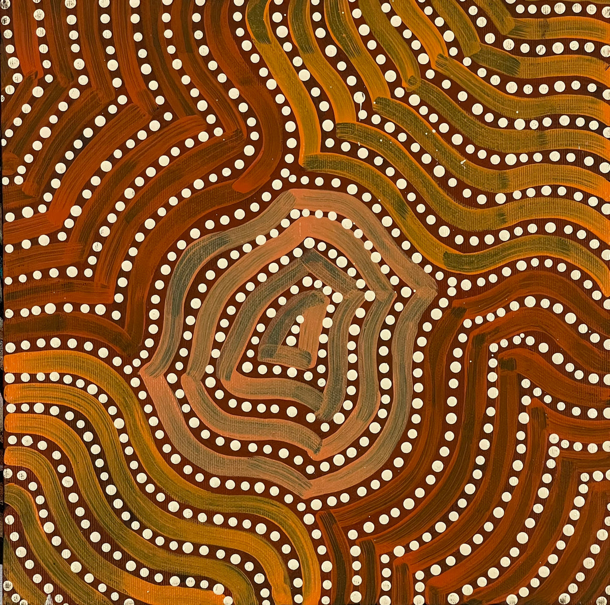 Melissa Napangardi Williams Warnu Jukurrpa (Snake Dreaming) Brown ...