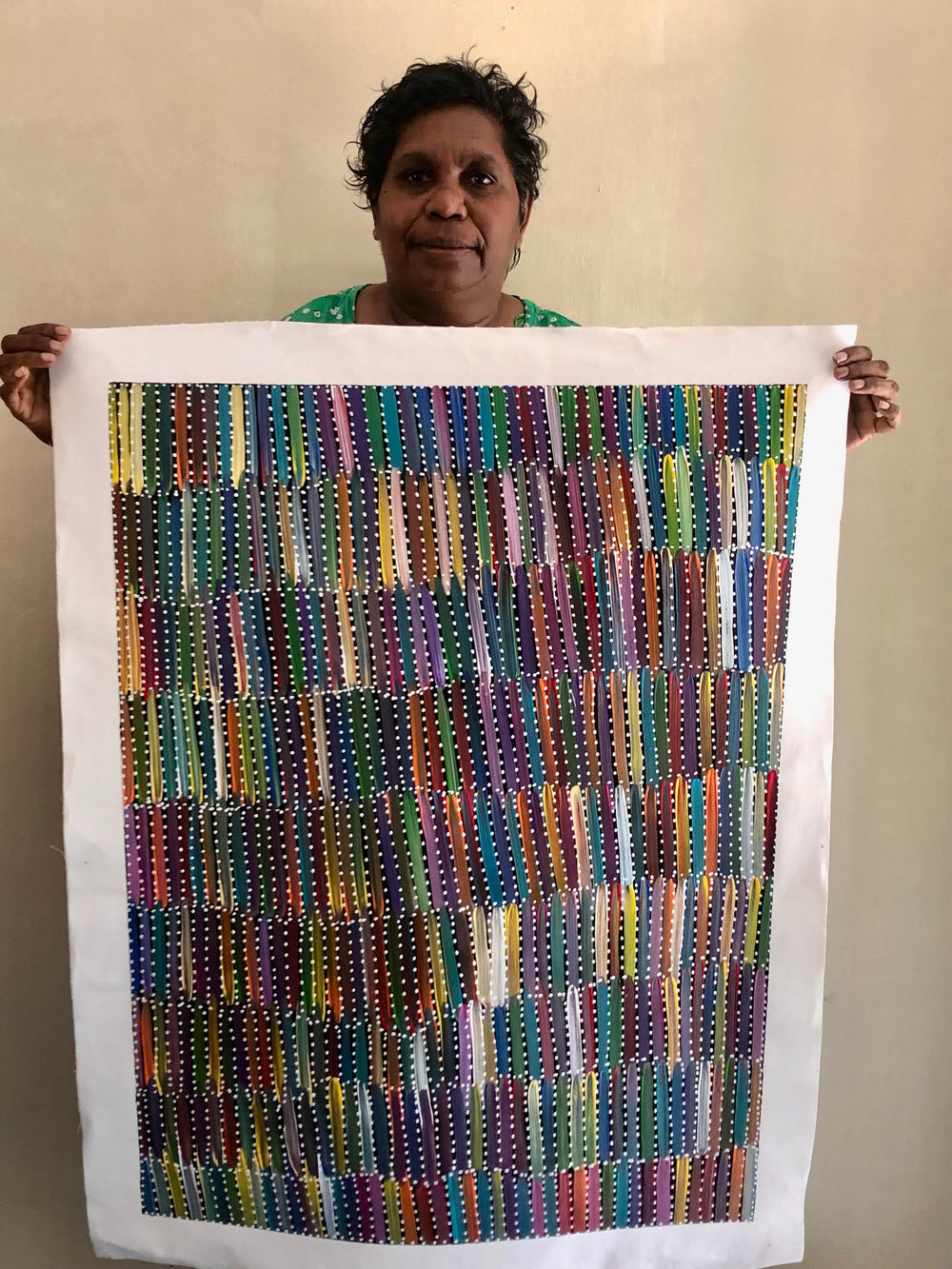 Selina Numina Kamprina Bush Yams Artwork | Medium Painting | Aboriginal Art