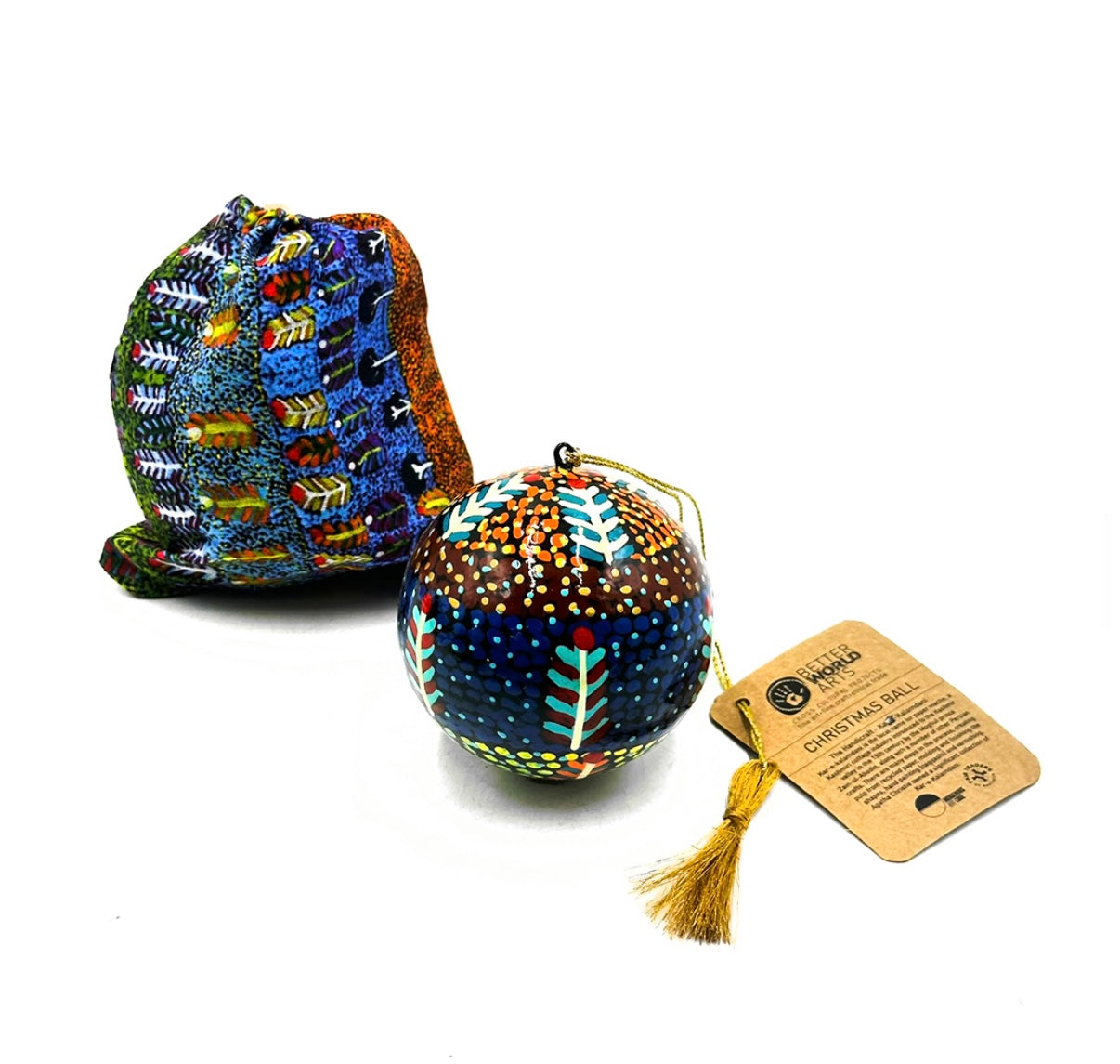 Rosie Ross Christmas Ball Ornament | Aboriginal Giftware