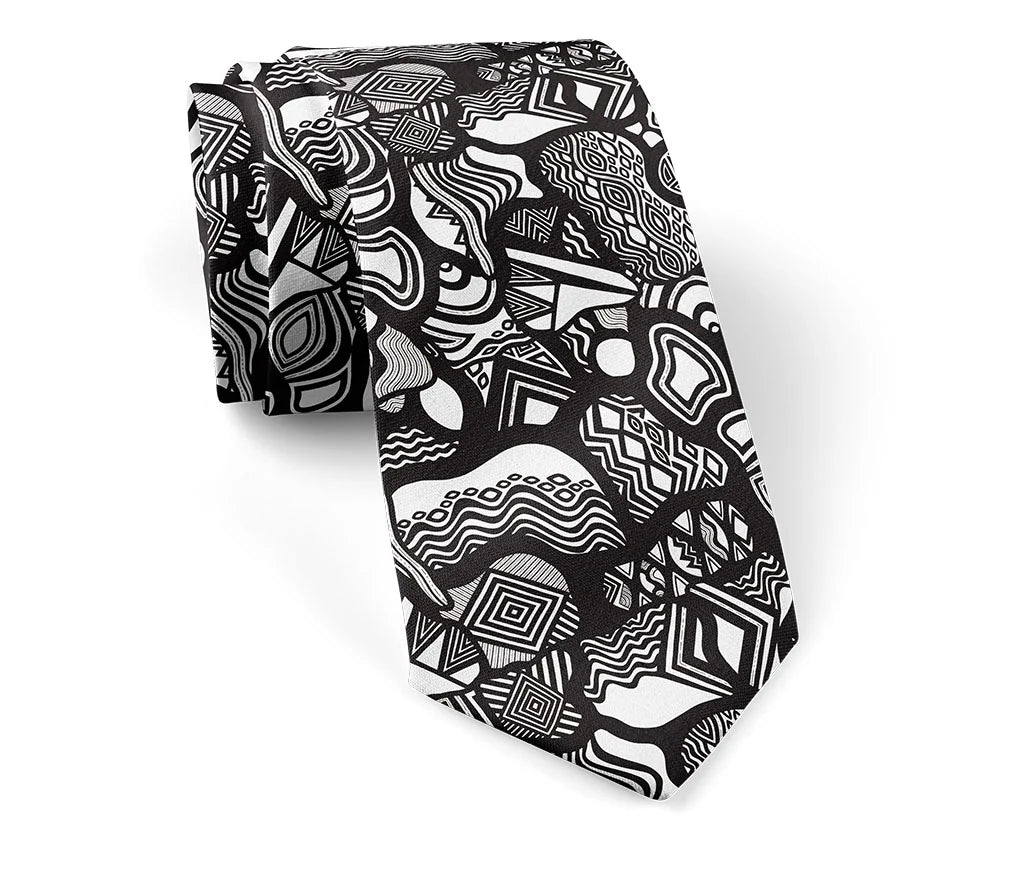 Silk Tie Set - Mick Harding | Aboriginal Art Giftware