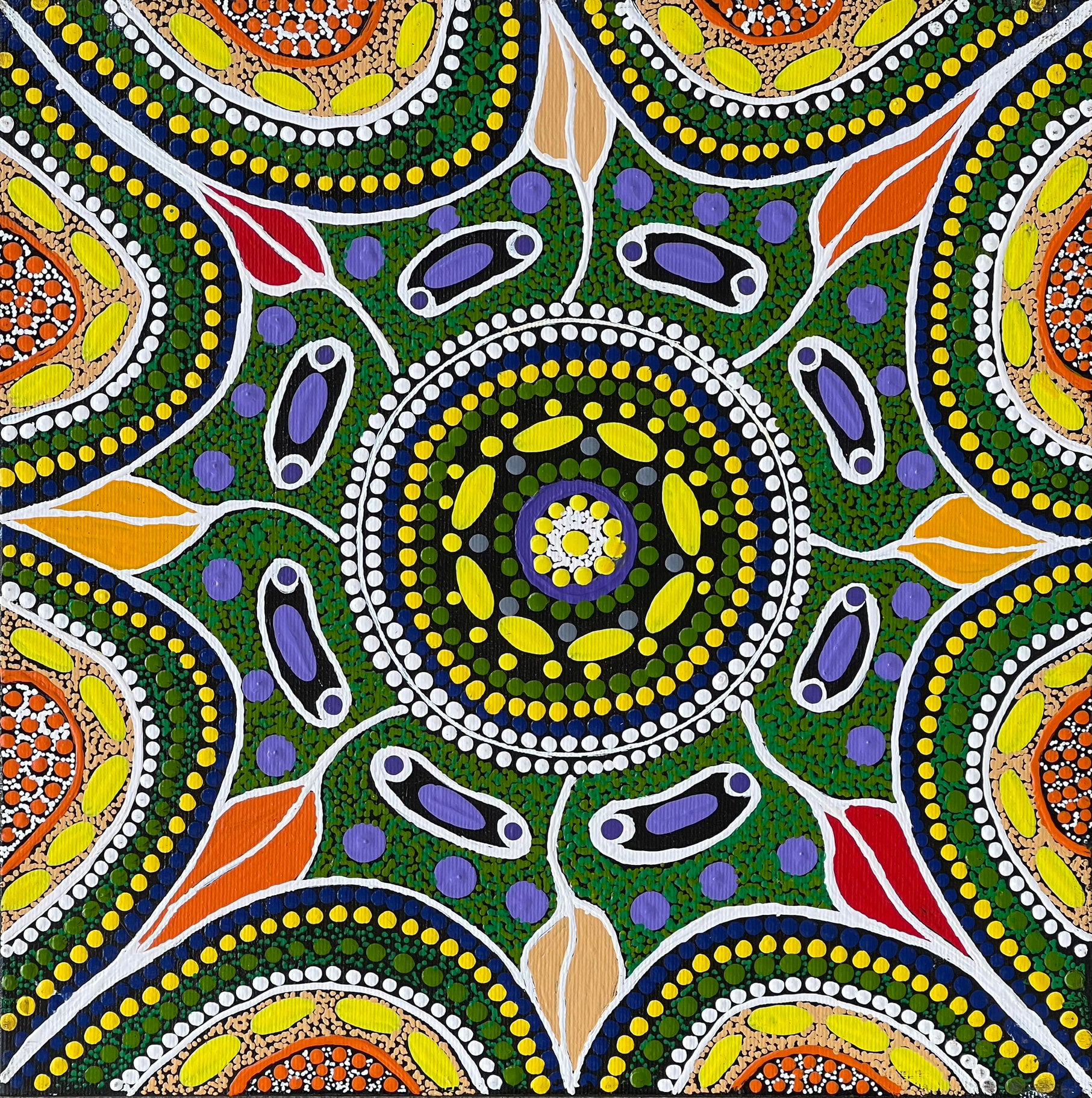 Louise Cavanagh Keringke Arts Multicolour Artwork | Small Painting ...