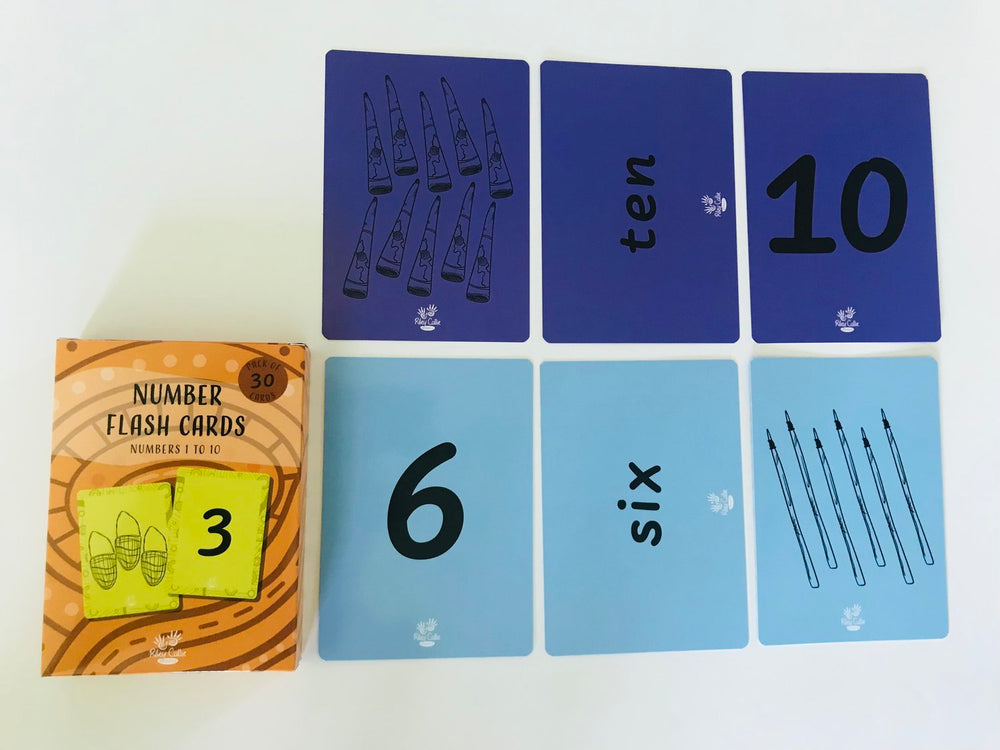 Aboriginal Number Flash Cards