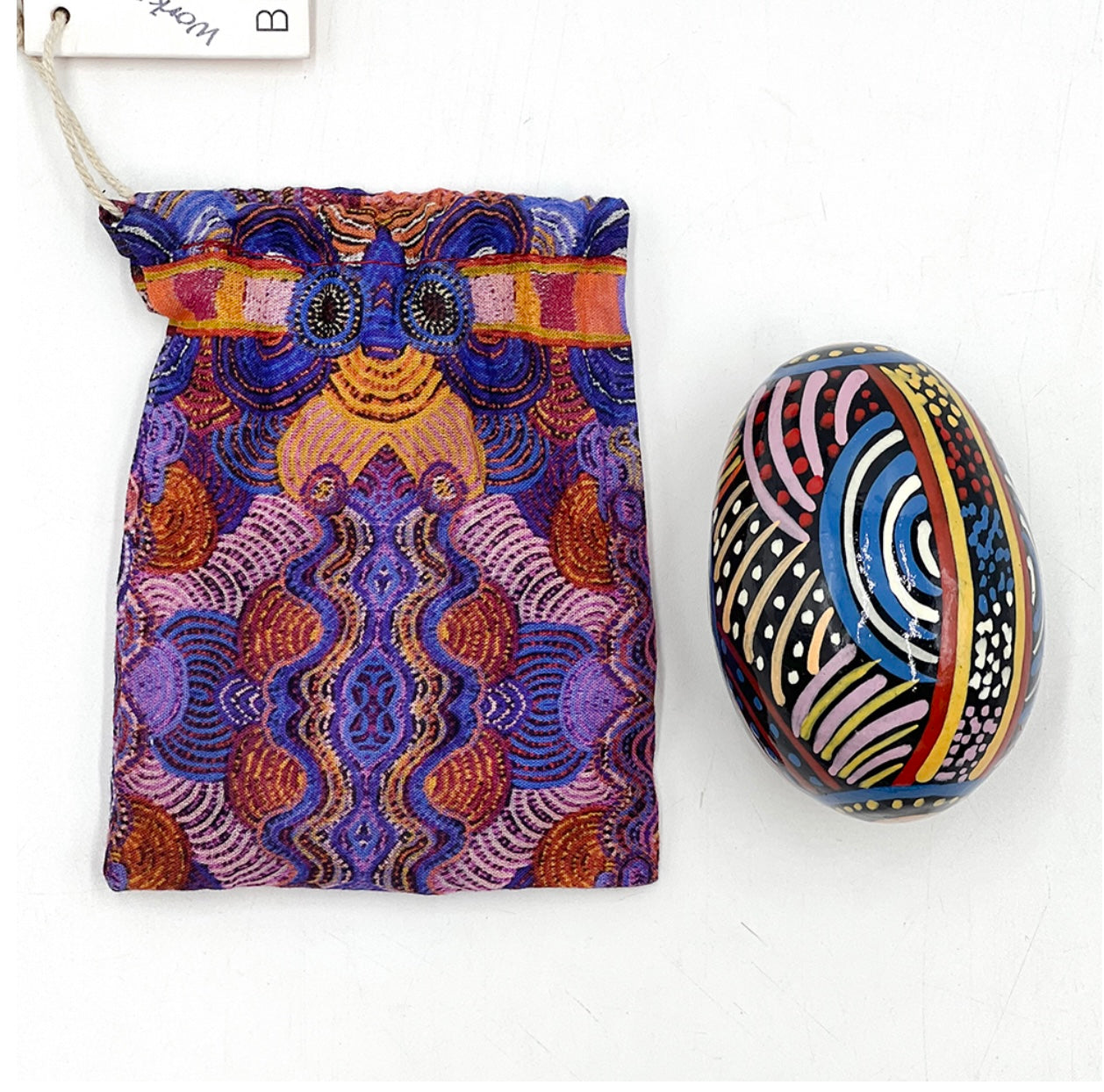 Ornamental Egg - Nora Davidson - with bag