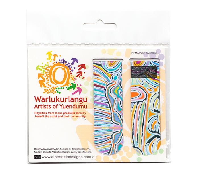 Magnetic Bookmark - Judy Watson - Blue